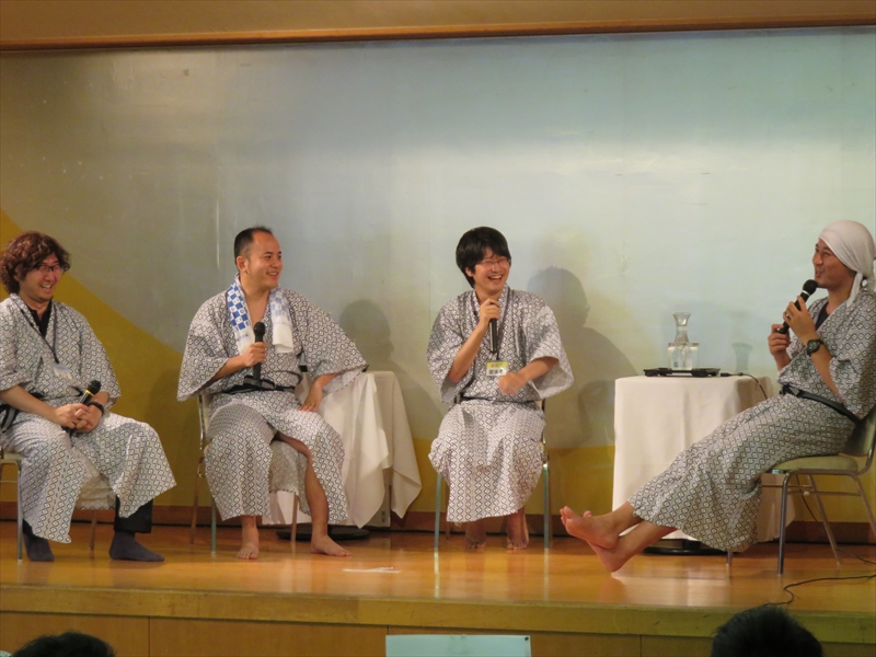 SPAJAM2016オープニングパーティでC Channel森川氏があいさつ - ケータイ Watch